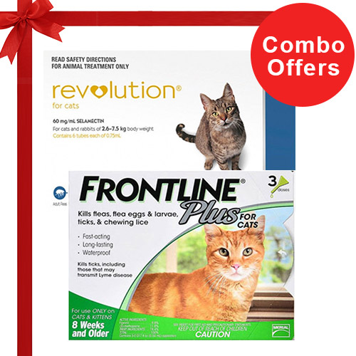 Buy Frontline Plus & Revolution Combo Pack for Cats Online at ...