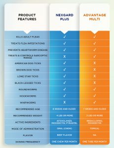 Nexgard Plus & Advantage Multi - The Comparative Analysis ...