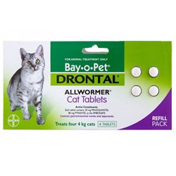 Drontal for Cats : Buy Drontal for Cats Online at lowest Price in US ...