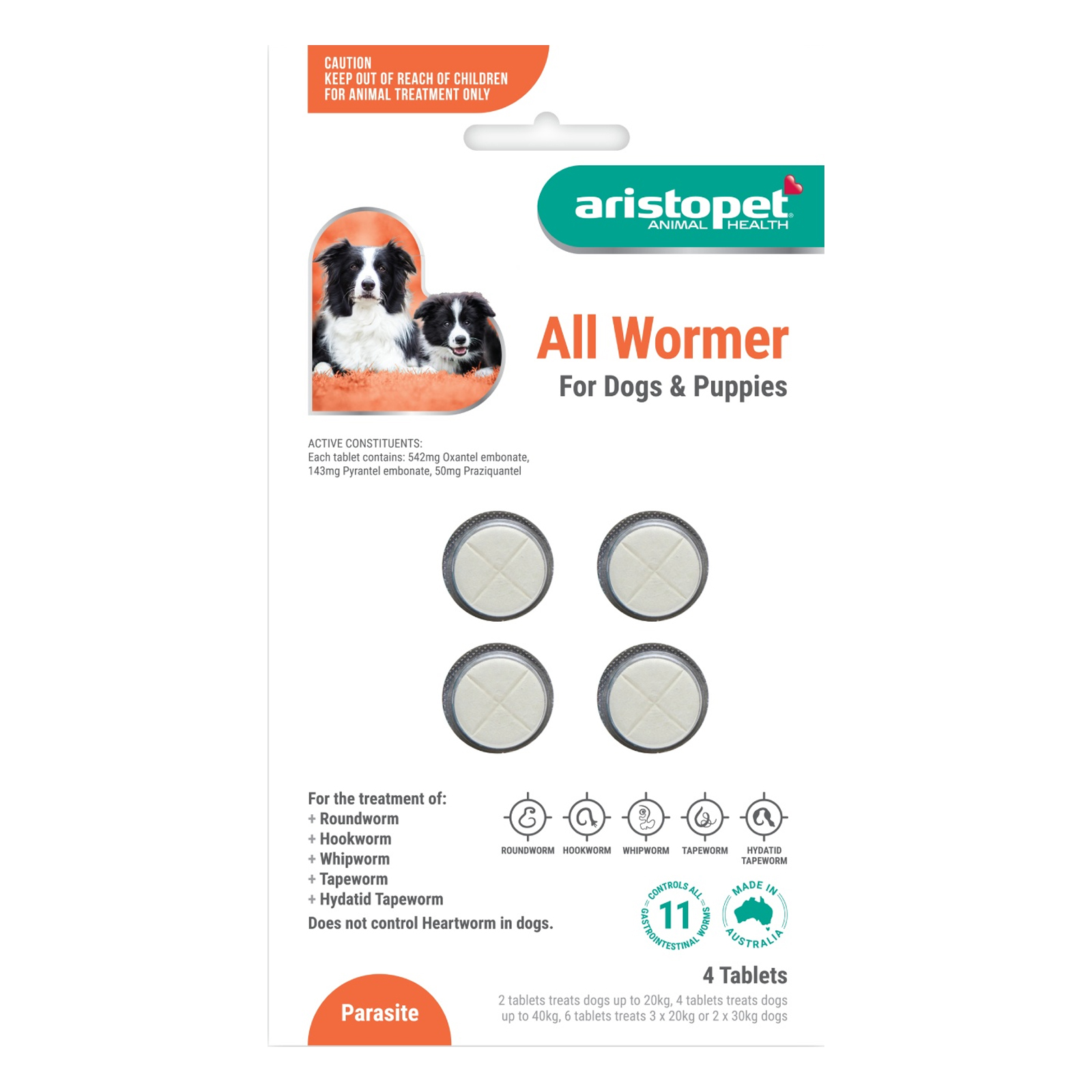 Buy Aristopet Allwormers for Dogs Online at CanadaPetCare.com
