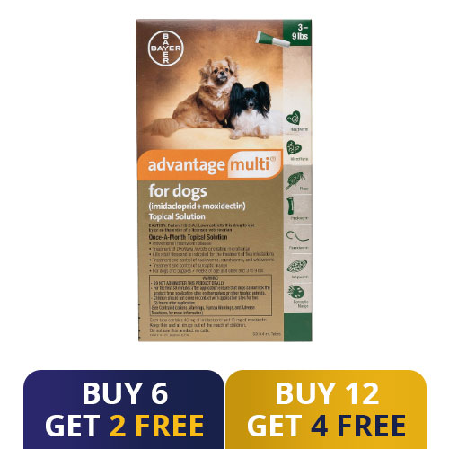 Advantage Multi for Dogs : Buy Advantage Multi Flea & Heartworm ...
