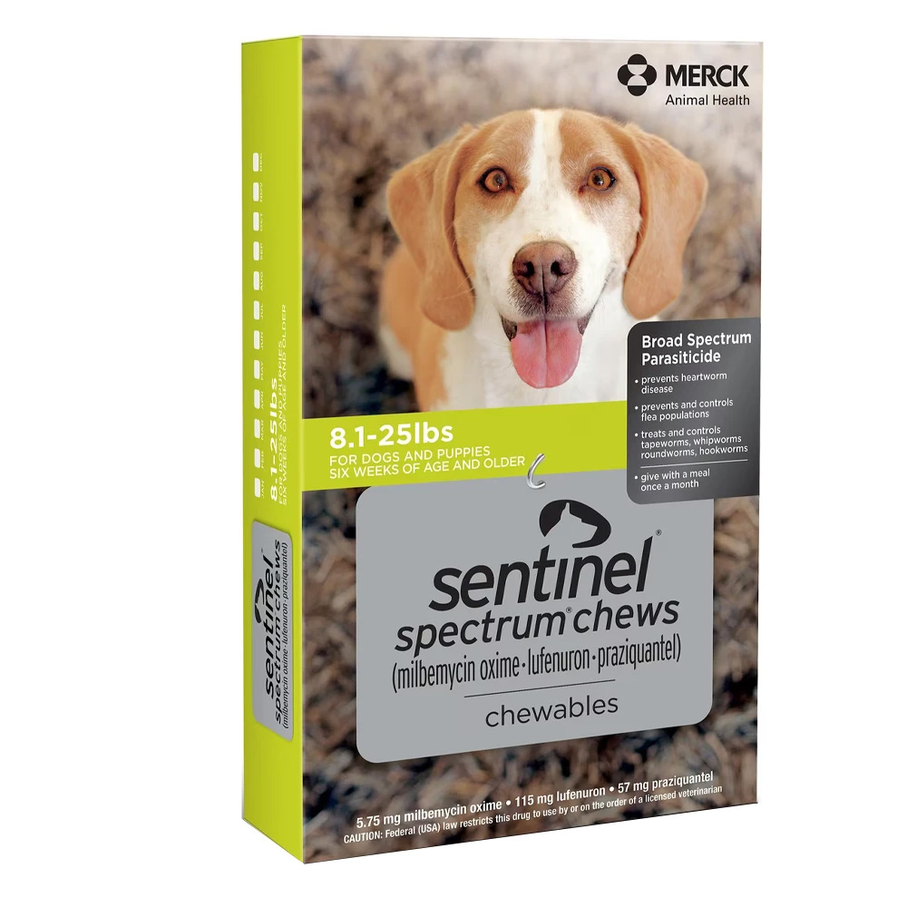 Sentinel Spectrum Chews for Dogs : Buy Sentinel Spectrum Online ...