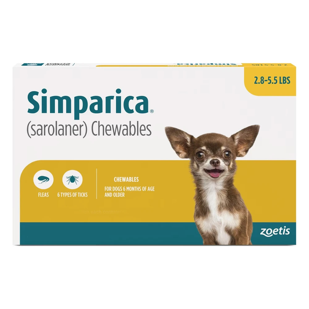 Buy Simparica Chewable Tablets for Dogs - Free Shipping