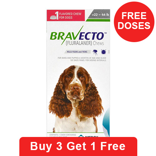 Bravecto Chews for Dogs - Buy Bravecto Flea & Tick Chewable Tablet For Dogs